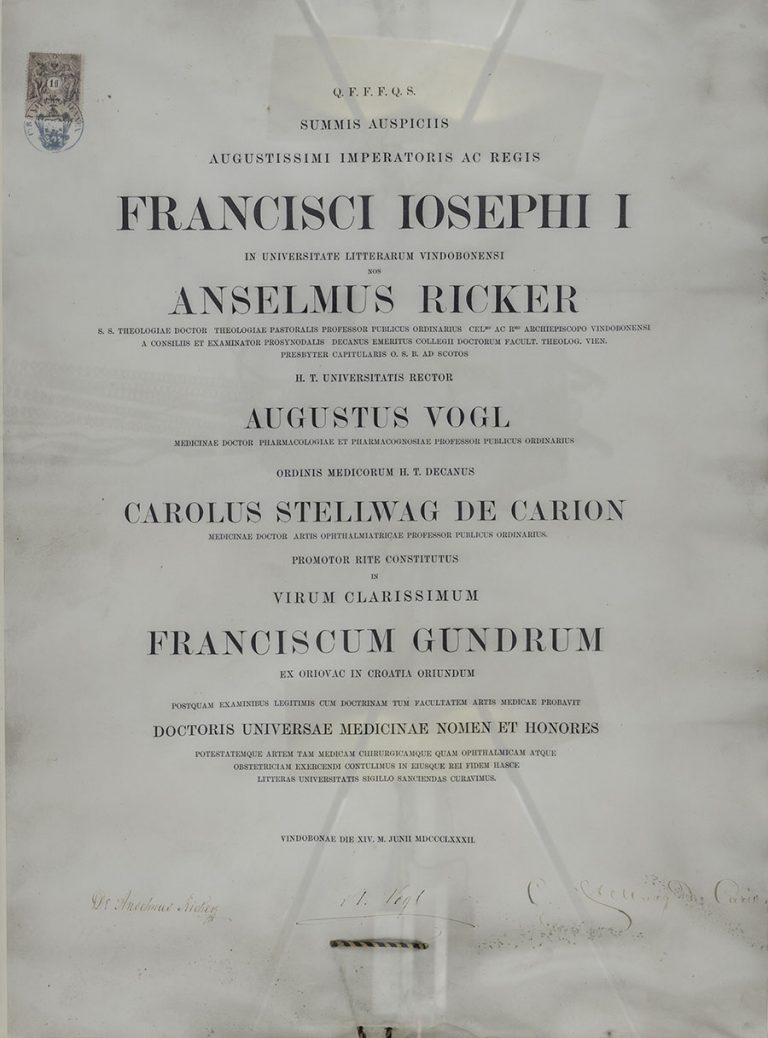 Fran Gundrum-Oriovčanin (1856. – 1919.) – Hrvatski muzej medicine i ...